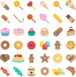 Set of candy Royalty Free Vector Image - VectorStock