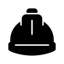Mining helmet icon Royalty Free Vector Image - VectorStock