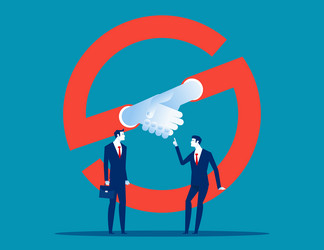 Hands helping or giving support with united Vector Image