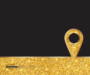 Creative pointer art template Royalty Free Vector Image