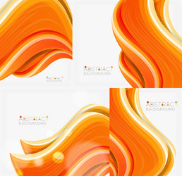 Abstract realistic solid wave background Vector Image