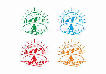 Surf Line Art Vector Images (over 7,300)