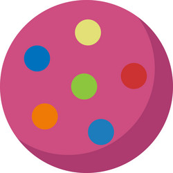 Inflatable ball toy Royalty Free Vector Image - VectorStock