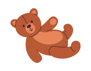 Plush teddy bear Royalty Free Vector Image - VectorStock