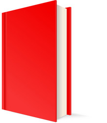 Red Book Cover Royalty Free Vector Image - VectorStock