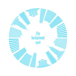 Buildings Around a Circle Vector Images (over 320)