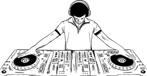 Dj Drawing Vector Images (over 2,800)