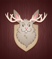 Jack rabbit cartoon Royalty Free Vector Image - VectorStock
