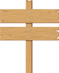 Rustic Wooden Sign Royalty Free Vector Image - VectorStock