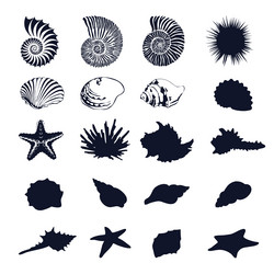 Shells Silhouette Vector Images (over 19,000)