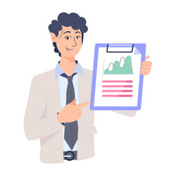 Work report Royalty Free Vector Image - VectorStock