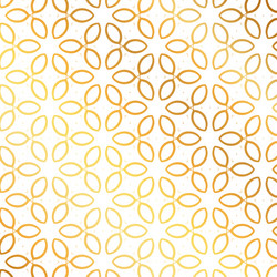 Golden flower pattern background design Royalty Free Vector