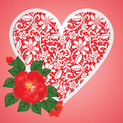 Valentines Heart Lace Vector Images (over 2,800)