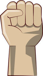 Human hand cartoon Royalty Free Vector Image - VectorStock