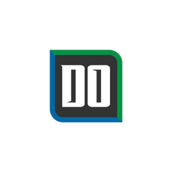 Initial letter logo do template design Royalty Free Vector