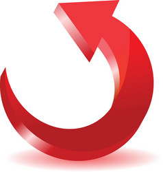 Red Circular Arrow Vector Images (over 5,600)