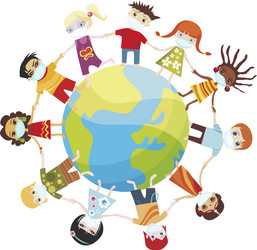 Children of the world Royalty Free Vector Image