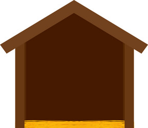 Hut Wooden Manger Vector Images (44)