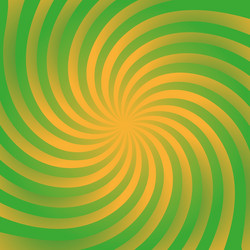 Retro ray background with lines of green color Vector Image