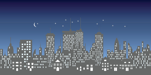 Cityscape Royalty Free Vector Image - VectorStock