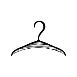 Hand drawn doodle hanger Royalty Free Vector Image
