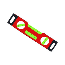 Measure level tool cartoon Royalty Free Vector Image