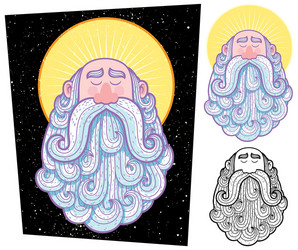 Batara guru Royalty Free Vector Image - VectorStock