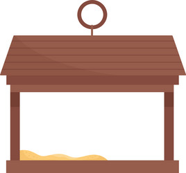 Bird feeder icon Royalty Free Vector Image - VectorStock