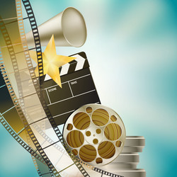 Film background retro Royalty Free Vector Image