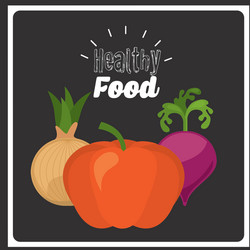 Healthy food infographic Royalty Free Vector Image