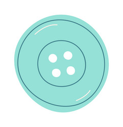 Round clothes button Royalty Free Vector Image