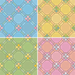 Pattern set Royalty Free Vector Image - VectorStock