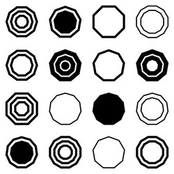 Nonagon Vector Images (over 220)