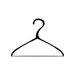 Hand drawn doodle hanger Royalty Free Vector Image