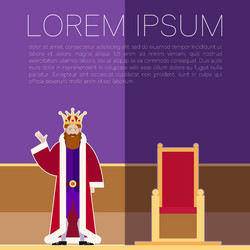 King Royalty Free Vector Image - VectorStock