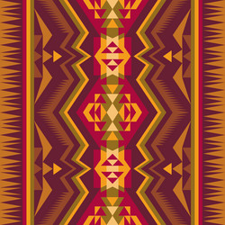 Colorful aztec seamless pattern ethnic geometric Vector Image
