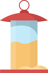 Bird feeder icon Royalty Free Vector Image - VectorStock