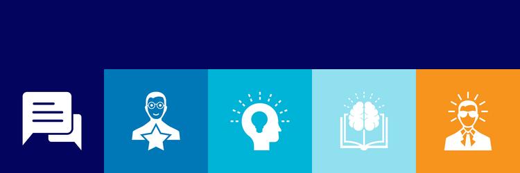 Consulting icons infographic design template Vector Image