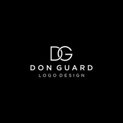 Dui logo design simple and modern Royalty Free Vector Image