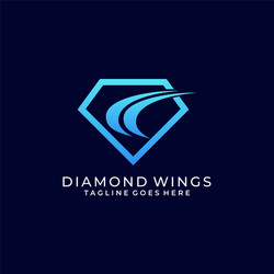 Pin place diamond location logos design Royalty Free Vector