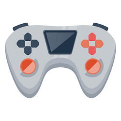 Simple joystick with screen semi flat Royalty Free Vector