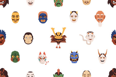 Oriental seamless pattern with ethnic buta motifs Vector Image