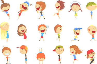 Kids Having Fun Vector Images (over 5,800)