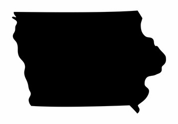 Iowa State Shape Outline Vector Images (over 100)