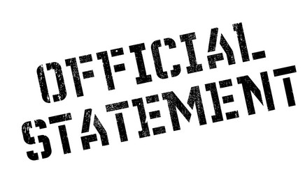 Official statement rubber stamp Royalty Free Vector Image
