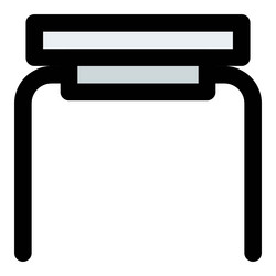 Use of overbed table for keeping essentials Vector Image