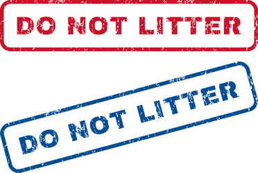 Do not trash rubber stamp Royalty Free Vector Image