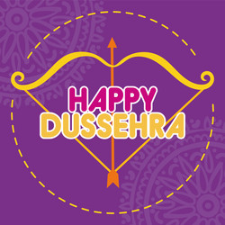 Happy Dussehra Fonts Vector Images (over 260)