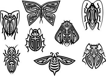 Tribal Bee Tattoo