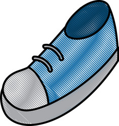 Shoe cartoon isolated Royalty Free Vector Image